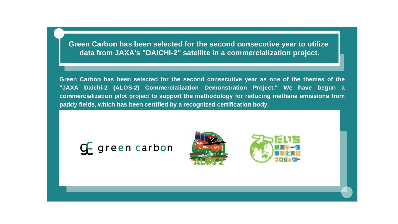 Green Carbon, Inc. has been selected for the second consecutive year to conduct business ...