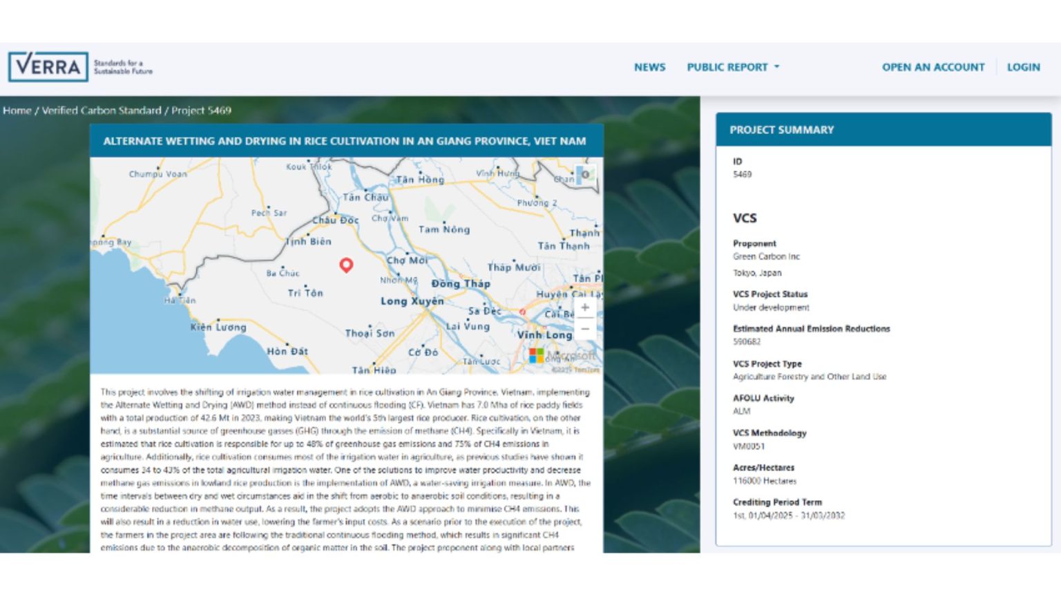 [First in the World] Verra Lists First Rice Paddy Project (VM0051 ...